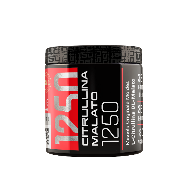 CITRULLINA MALATO 1250 180gr Neutro - Wellness Nutrition - Integratori ...
